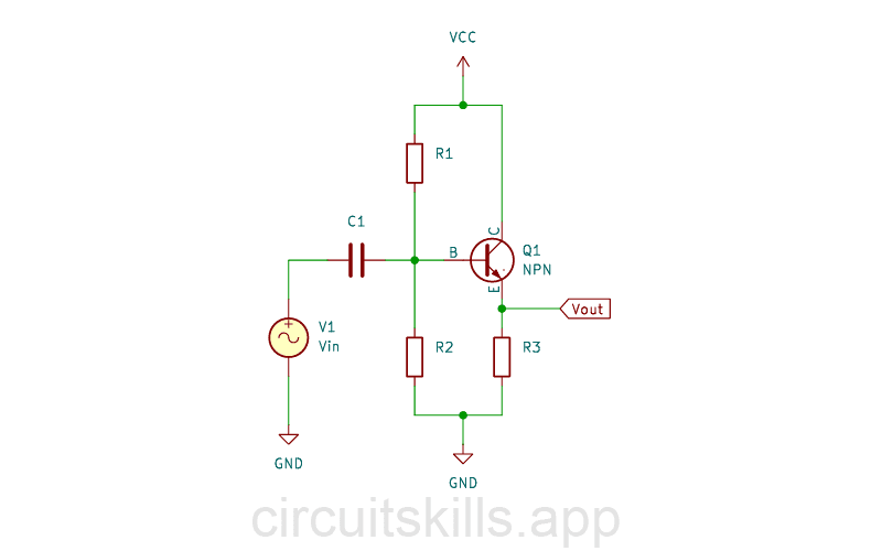Common Collector Amplifier | Bipolar junction transistors
